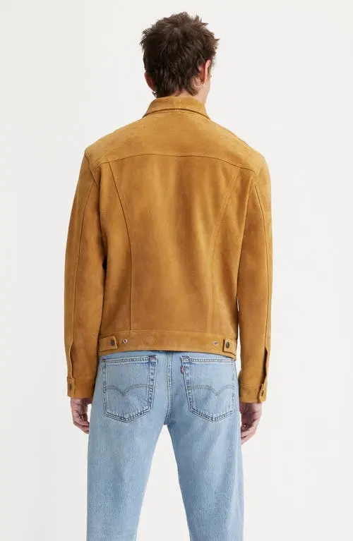LEVI'S LEATHER HIGHLAND SUEDE JACKET Ｌ Levi's Highland Suede Trucker Jacket | Shopbop